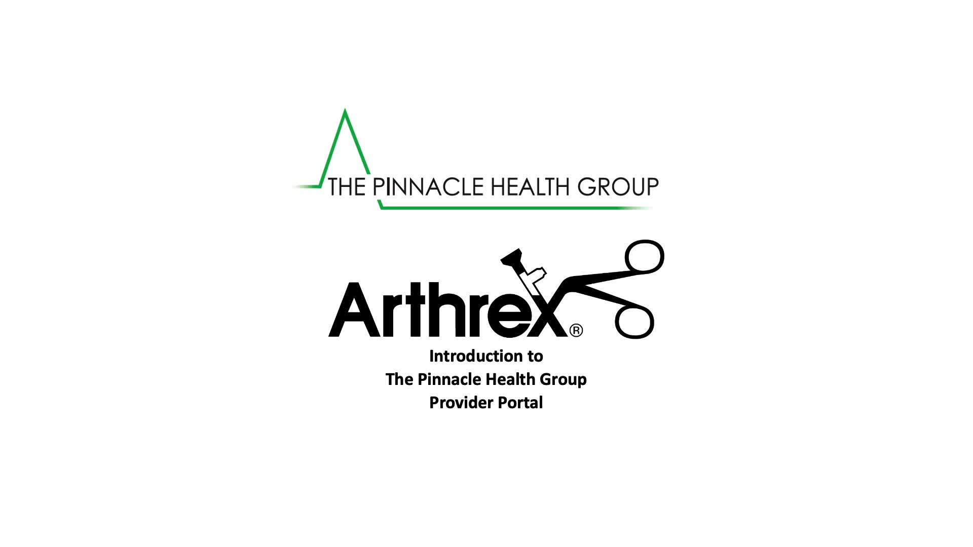 Arthrex Arthrex Reimbursement Support Program Provider Portal Overview